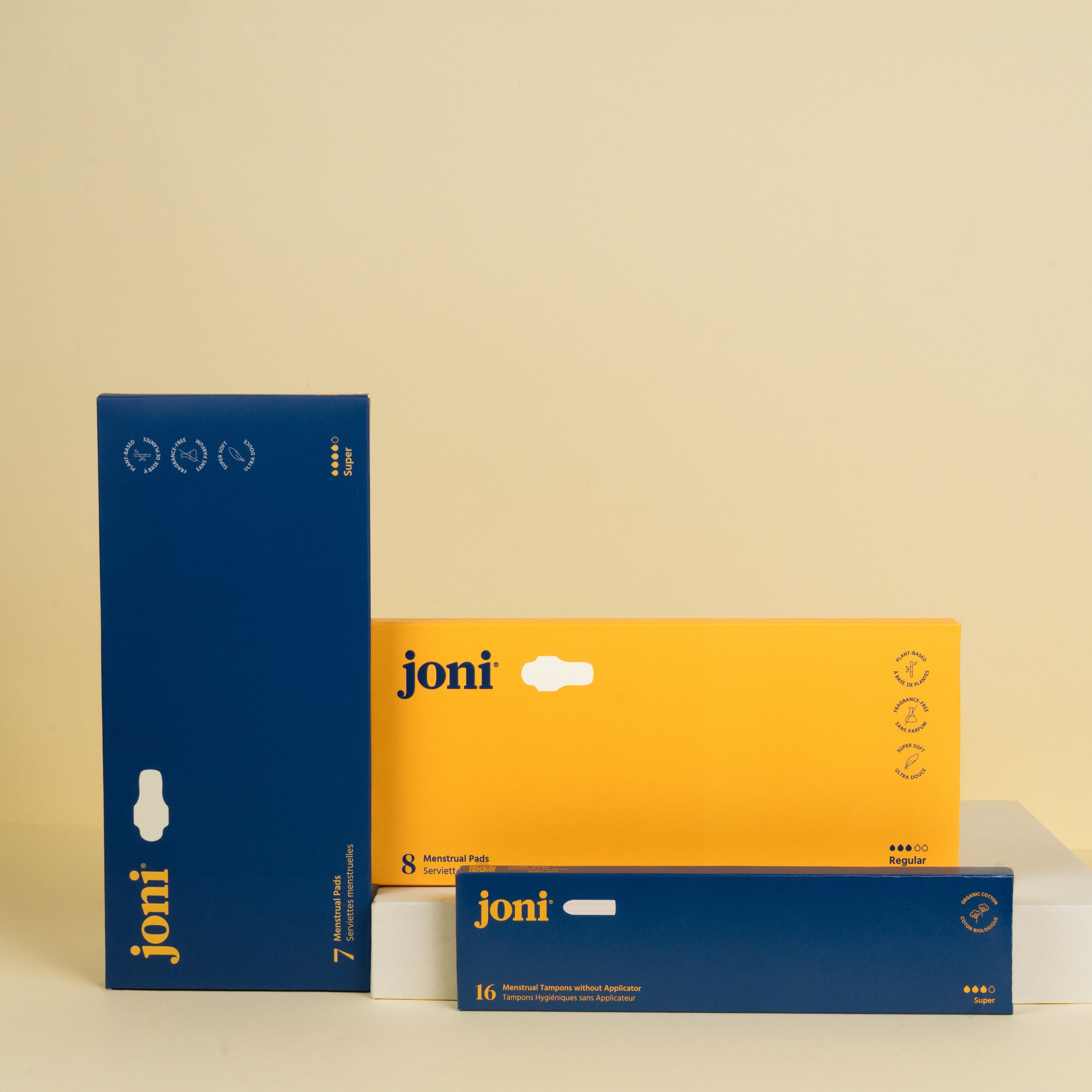 Game-changing plant-based period care that works. – joni