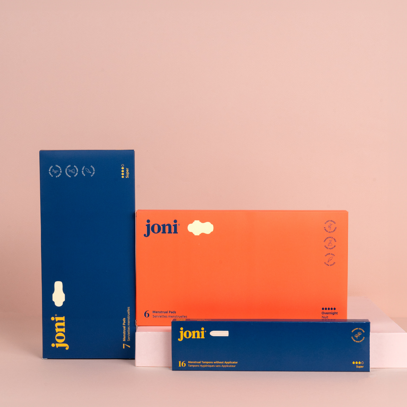 Game-changing plant-based period care that works. – joni