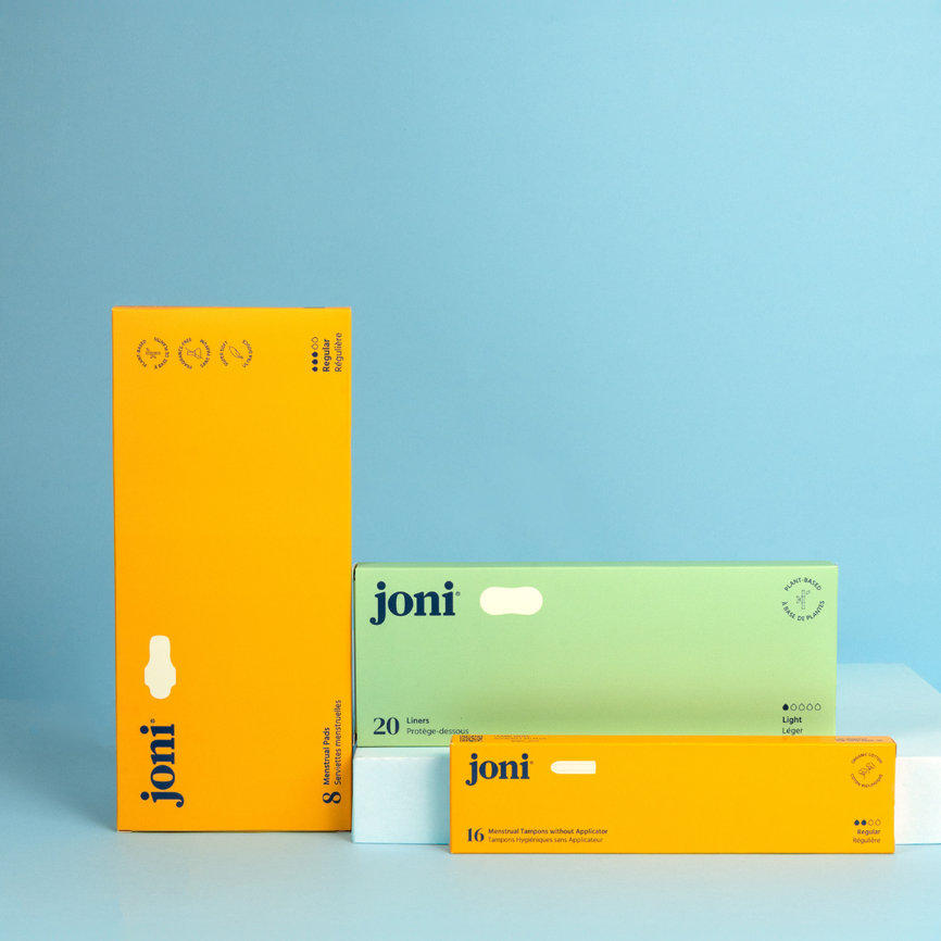 Game-changing plant-based period care that works. – joni